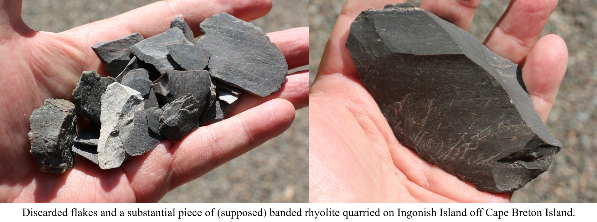 P. E. I. Palaeo Indian Flake Tools and their Materials – Reg Porter's ...