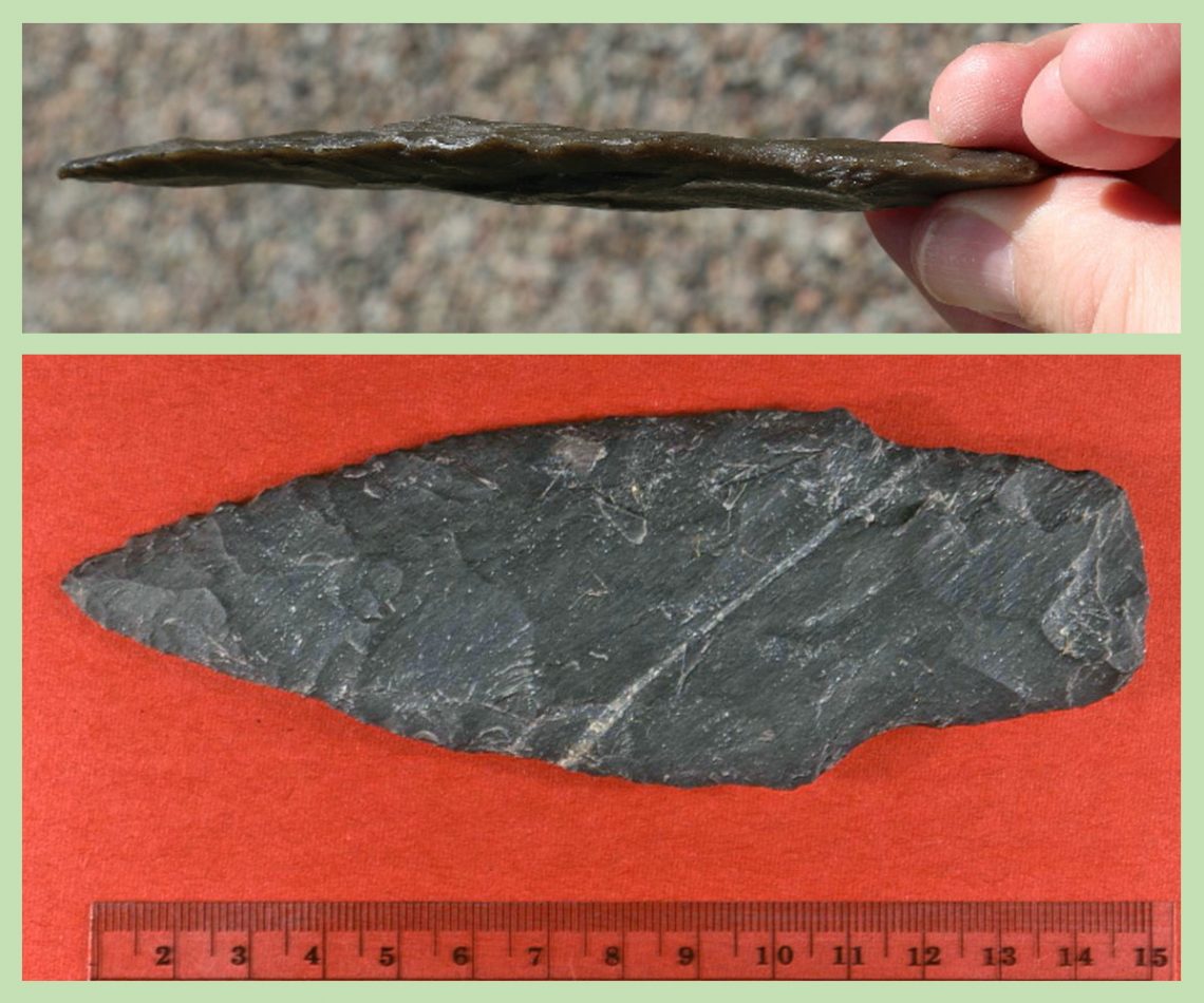 P. E. I. Stone Tools and Weapons in the Archaic Period – Reg Porter's ...