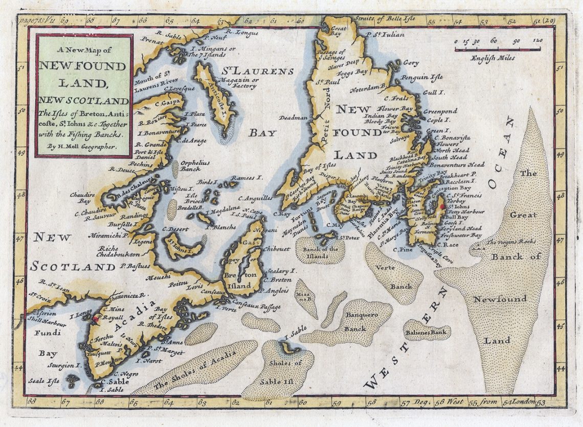 Early Eighteenth Century Maps of Ile Saint Jean: 1700-1720 – Reg Porter ...